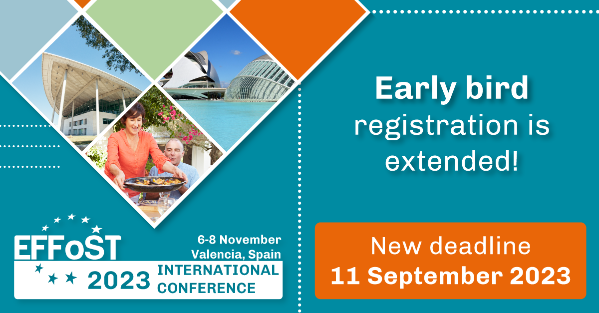 EFFoST2023 - Early bird registration deadline extended!