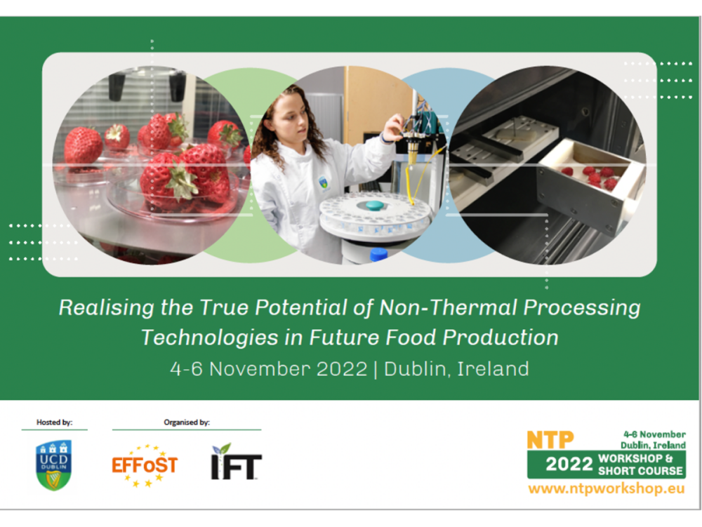 Call for Abstracts - EFFoST / IFT-NPD Workshop on Nonthermal Processing ...
